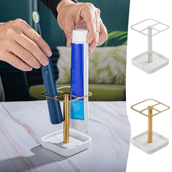 Blaxill Stainless Steel Toothbrush Stand Organizer | 3 Slot Multi ...