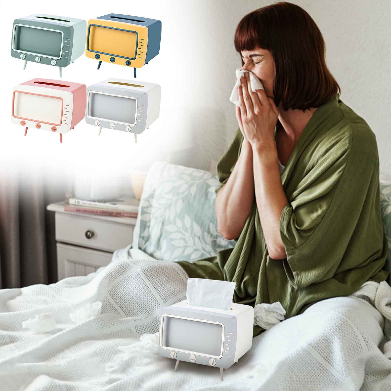 Blaxill TV Design Tissue Box | Multifunctional ABS Plastic Storage ...