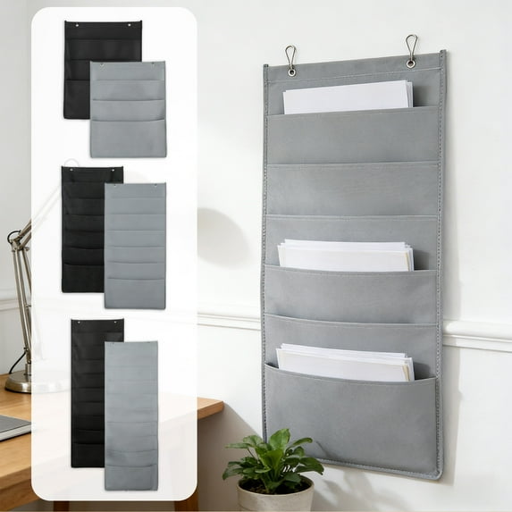 Blaxill Wall Mounted Handheld File Organizer | Non-Woven Fabric Hanging ...