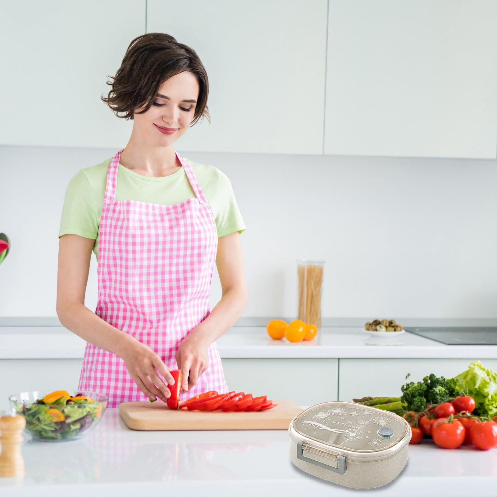 Blaxill Wheat Straw Lunch Box Microwave Safe | Mobile Phone Holder ...