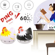 Ludlz Timer Simple Operation Time Manager Cute Alarm Clock Shape ...