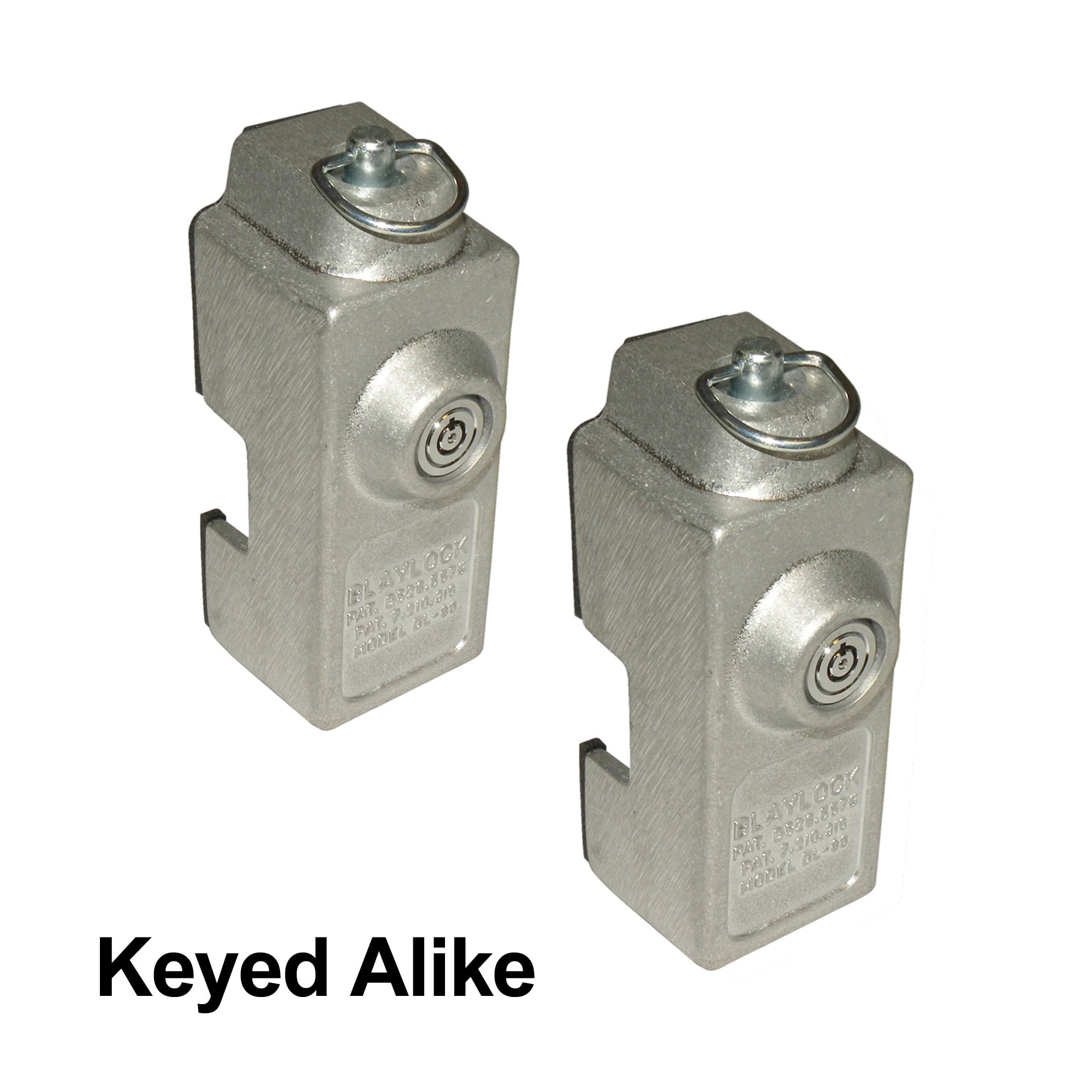 Blaylock DL-80 Cargo Trailer Door Lock - 2-Pack of Keyed Alike Locks ...