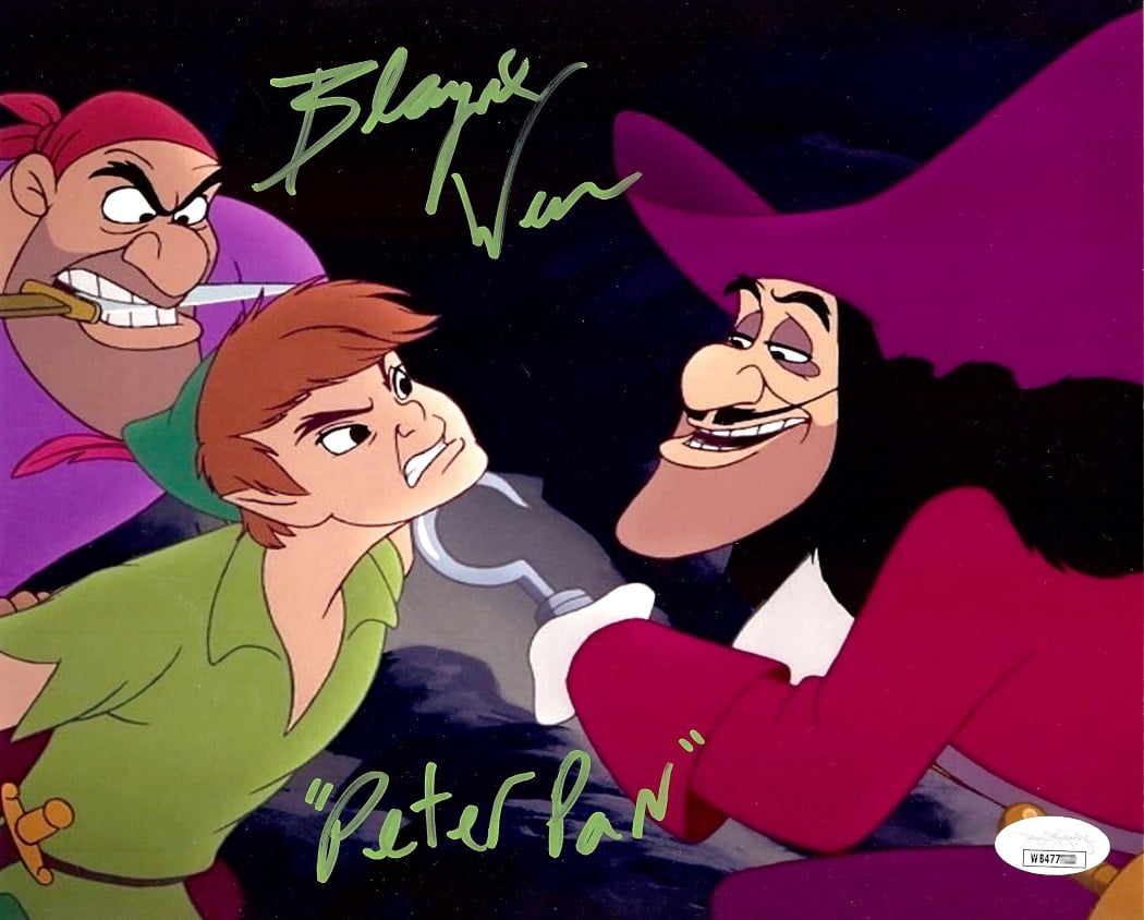 Blayne Weaver Signed Autographed 8X10 Photo "Peter Pan" w/Captain Hook ...