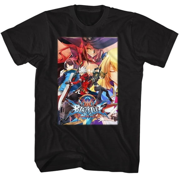 Blazblue - Central Fiction Left - Black Front Print Short Sleeve New T ...