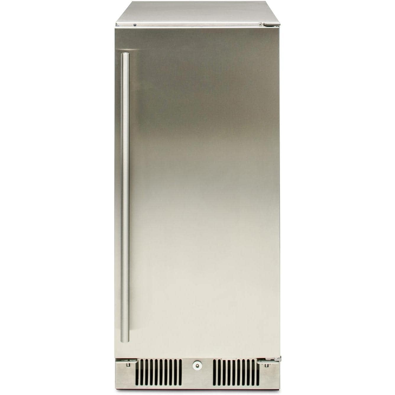 Blaze 15-Inch Stainless Steel Mini Fridge - Outdoor Rated Compact ...