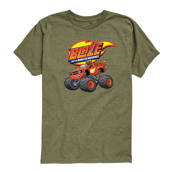 Blaze And The Monseter Machine - Blaze - Youth Boys Short Sleeve ...