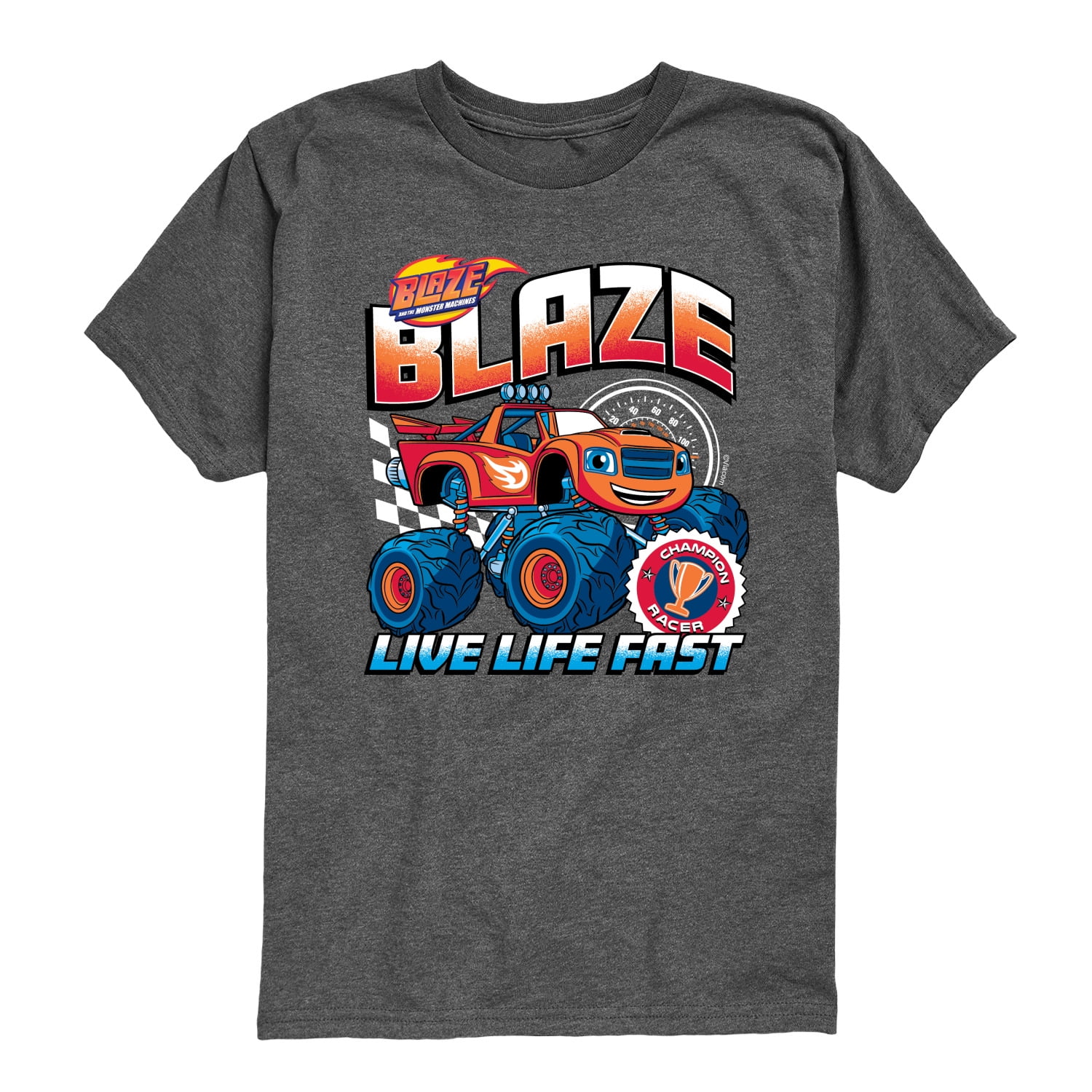 Blaze And The Monseter Machine - Racing - Youth Boys Short Sleeve ...