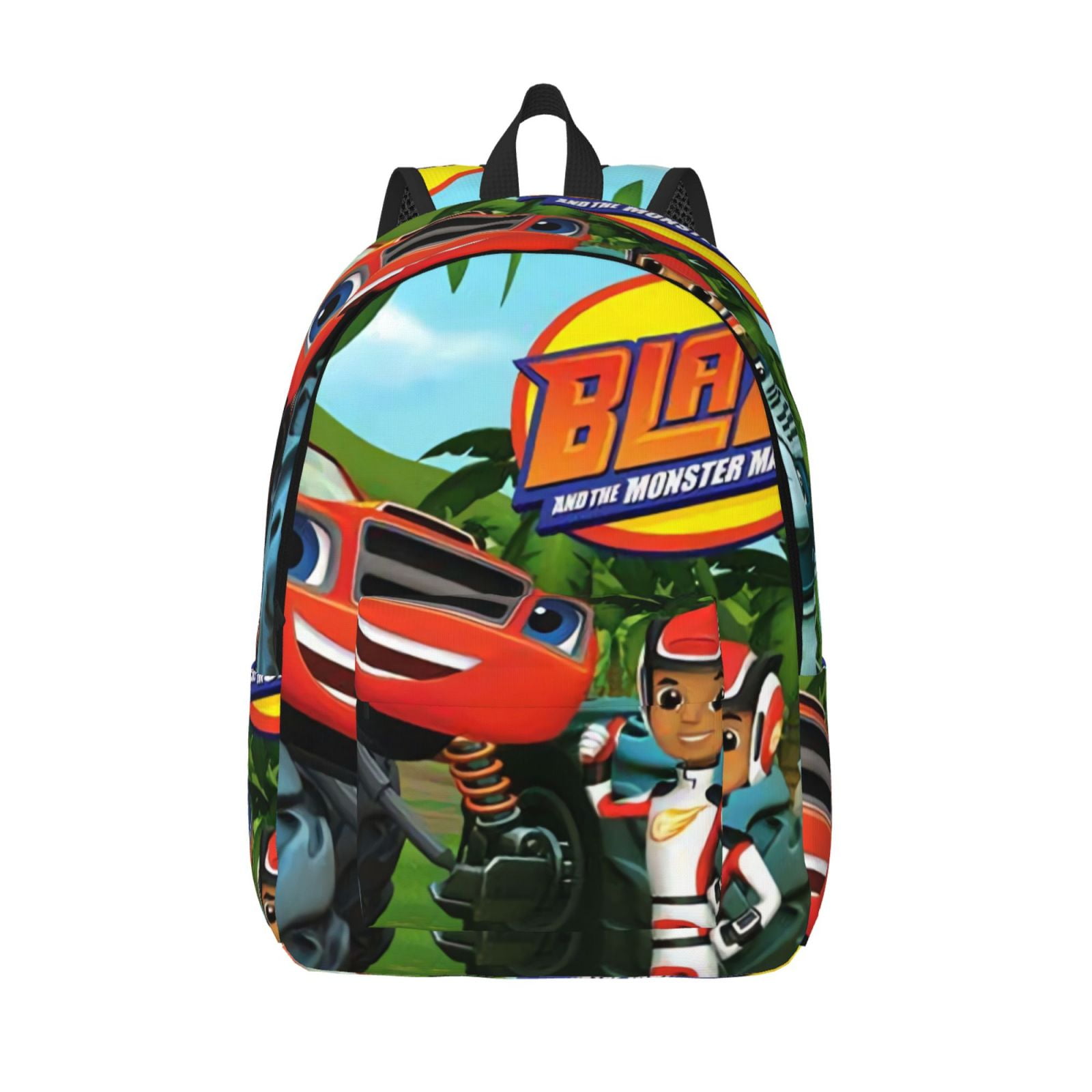 Blaze And The Monster Machines Backpack With Pockets Lightweight Canvas ...