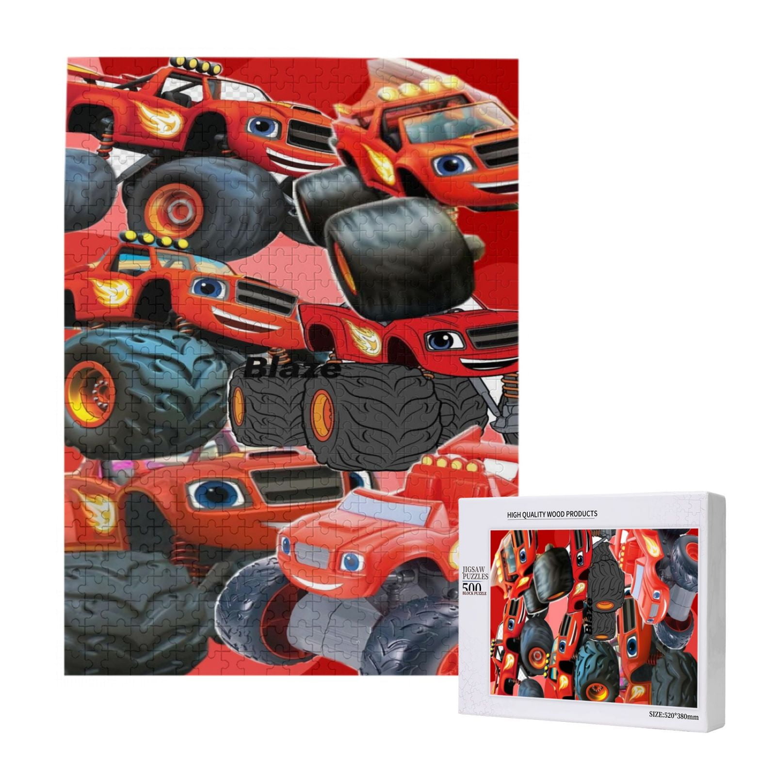 Blaze And The Monster Machines Jigsaw Puzzles 300 Pieces Colorful ...