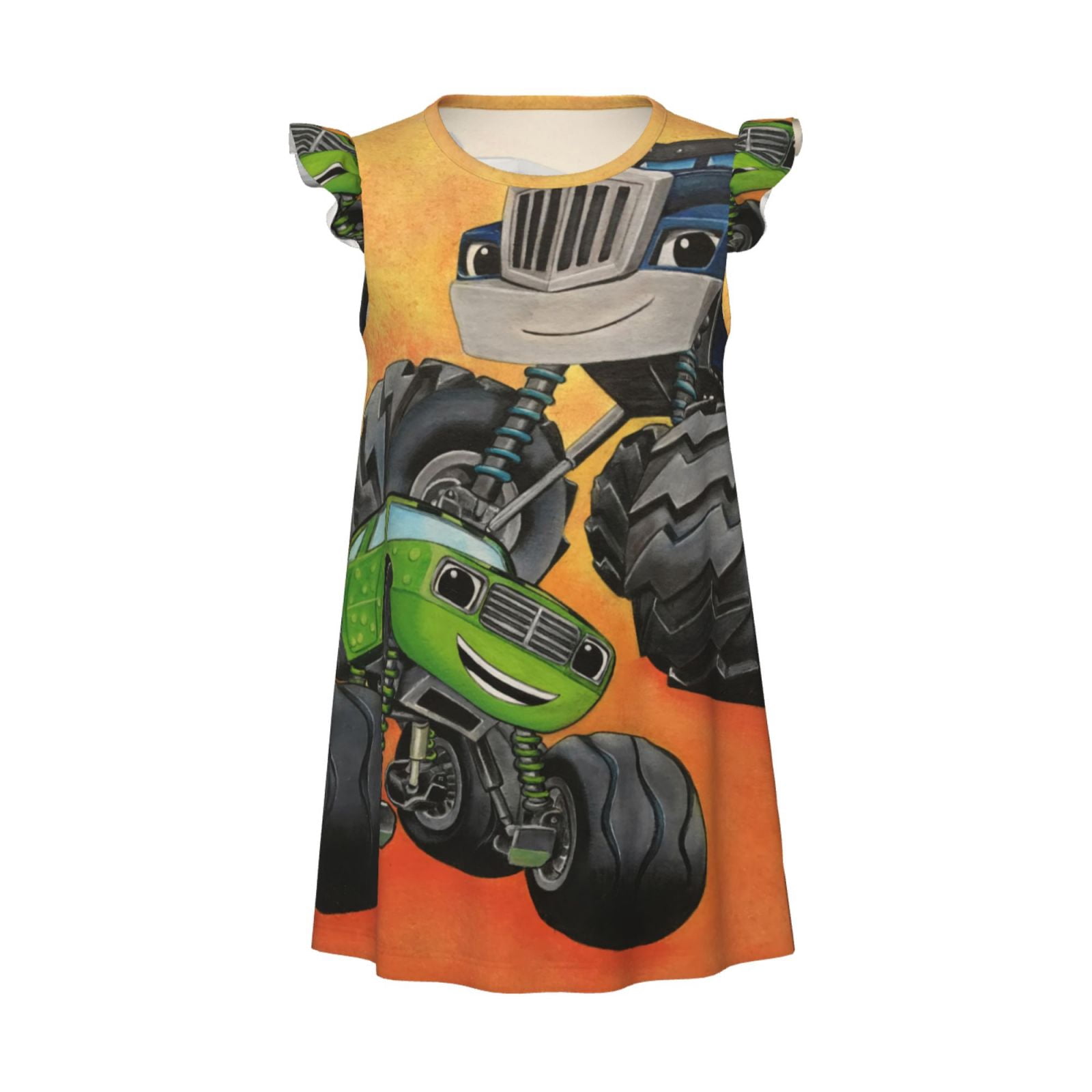Blaze And The Monster Machines Little Girls Nightgowns Soft Flutter ...
