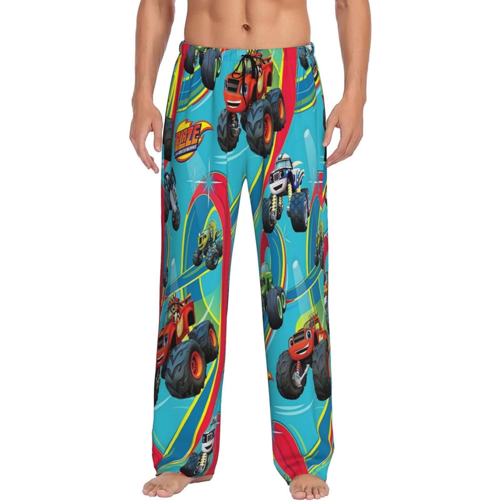 Blaze And The Monster Machines Mens Pajama Pants Ultra Soft Comfy ...