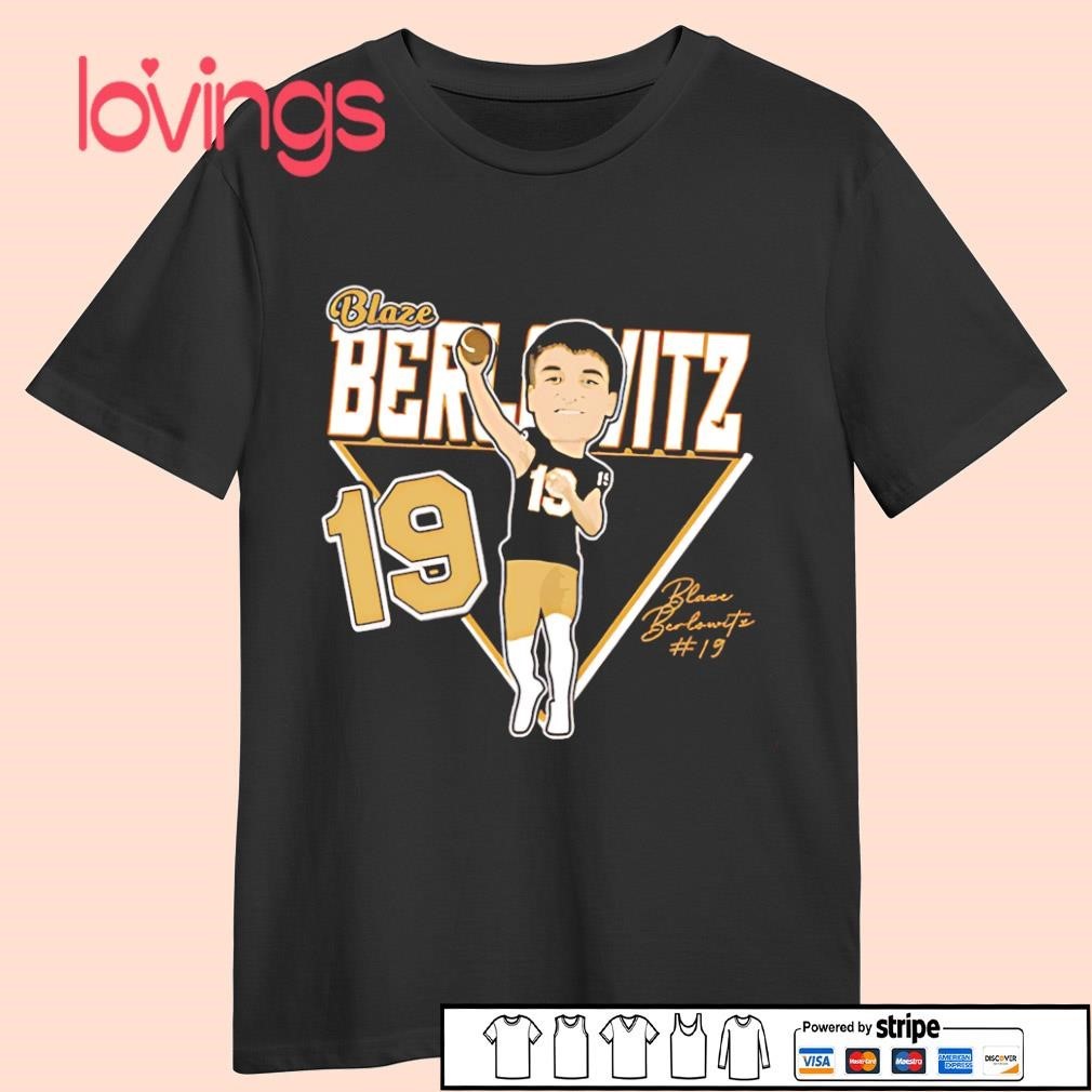 Blaze Berlowitz Vanderbilt Commodores Caricature Player 19 Shirt ...