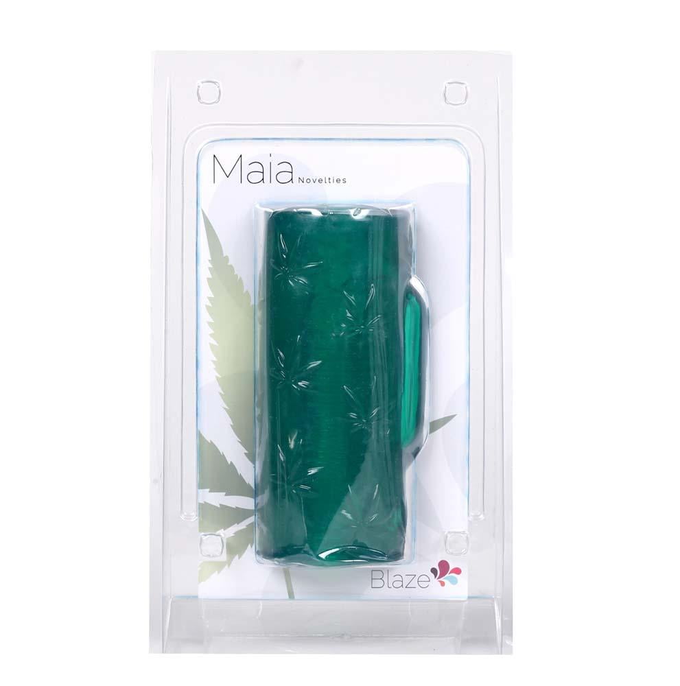 Maia Toys Blaze Vibrating Male Masturbator 420 Series - Green - Walmart.com
