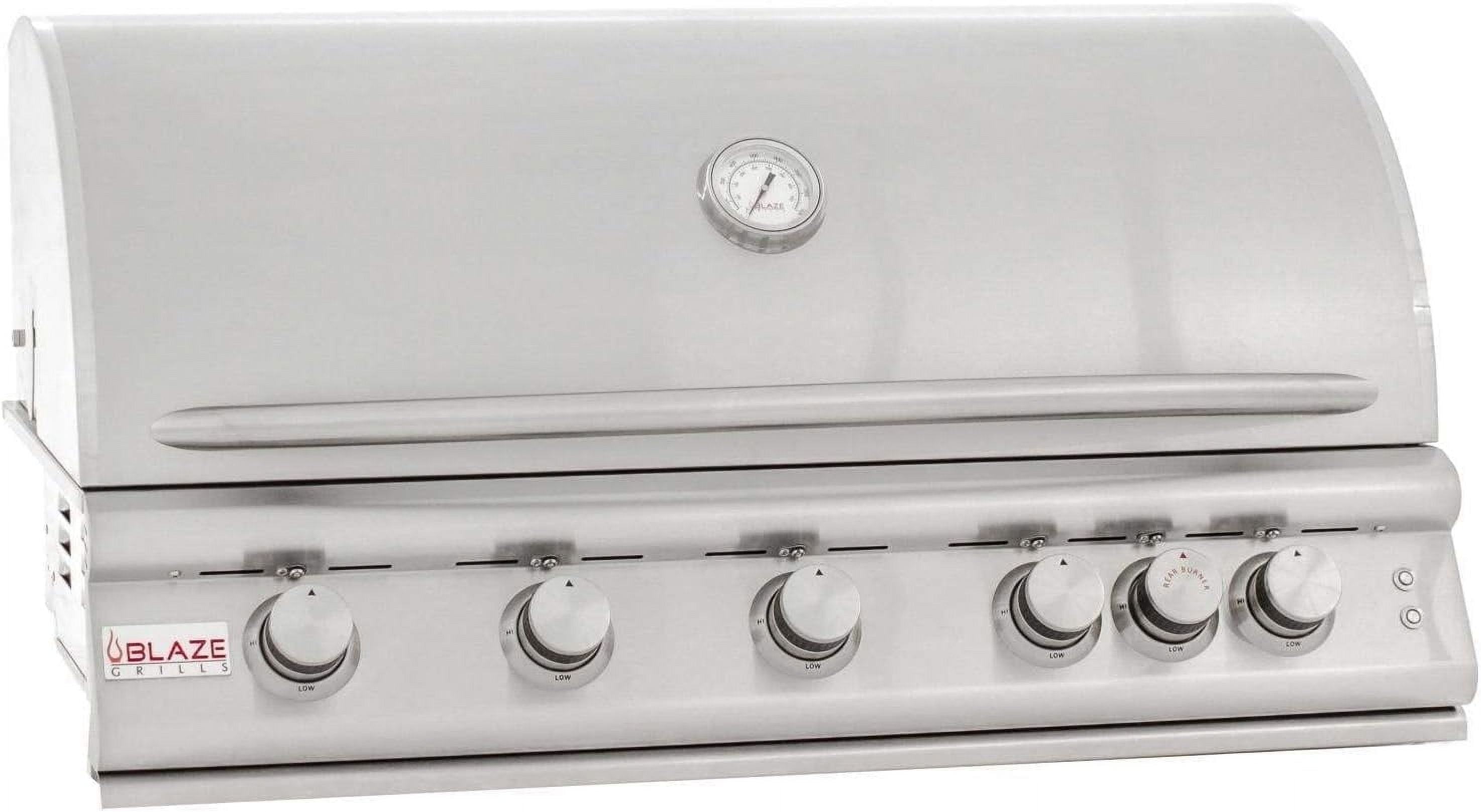 Blaze LTE Premium 5 Burner Grill Package w/ Cover, 40" Access Door LP ...