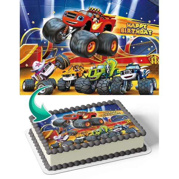 Blaze And The Monster Machine Cake