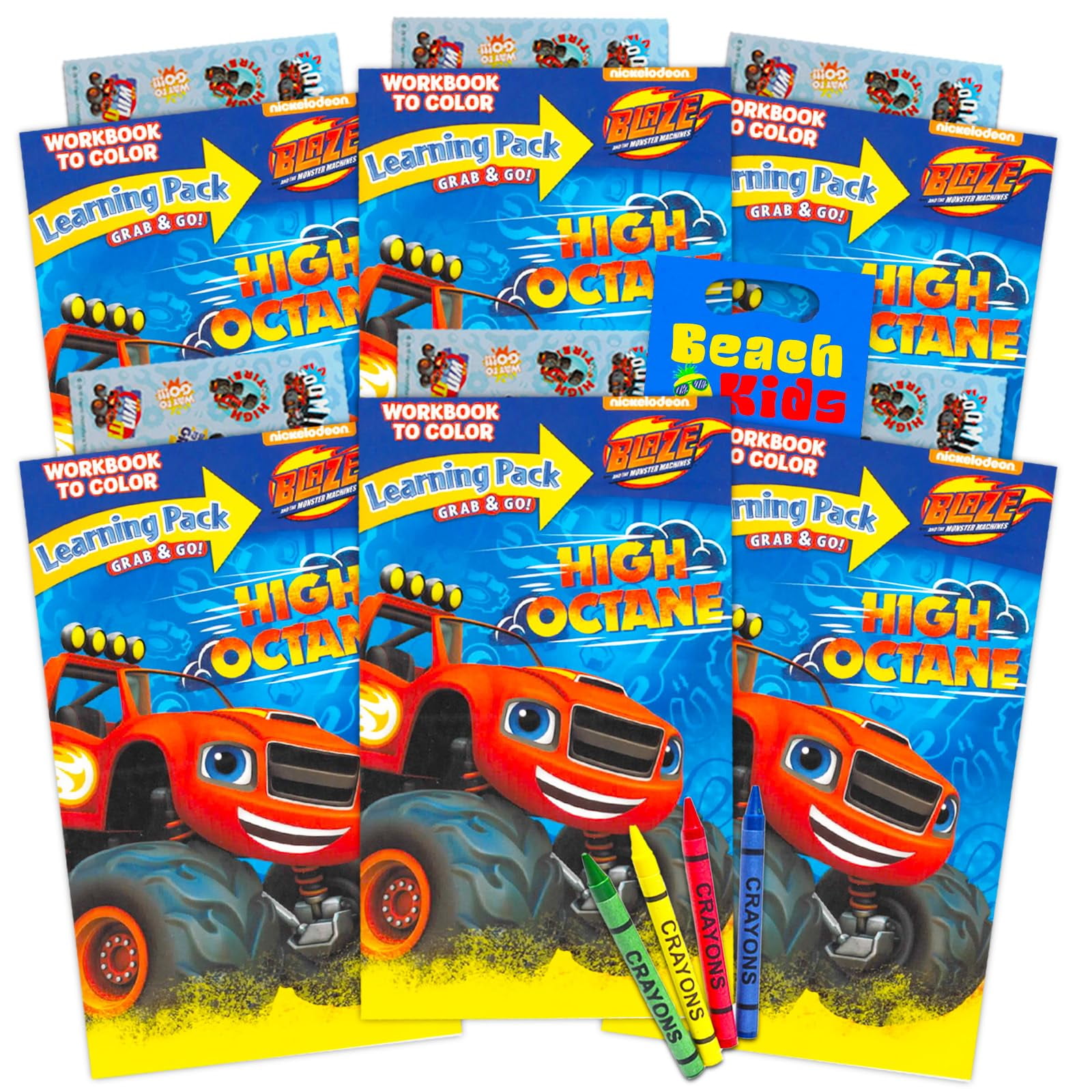 Blaze and The Monster Machines Birthday Party Favors Set ~ Bundle with ...