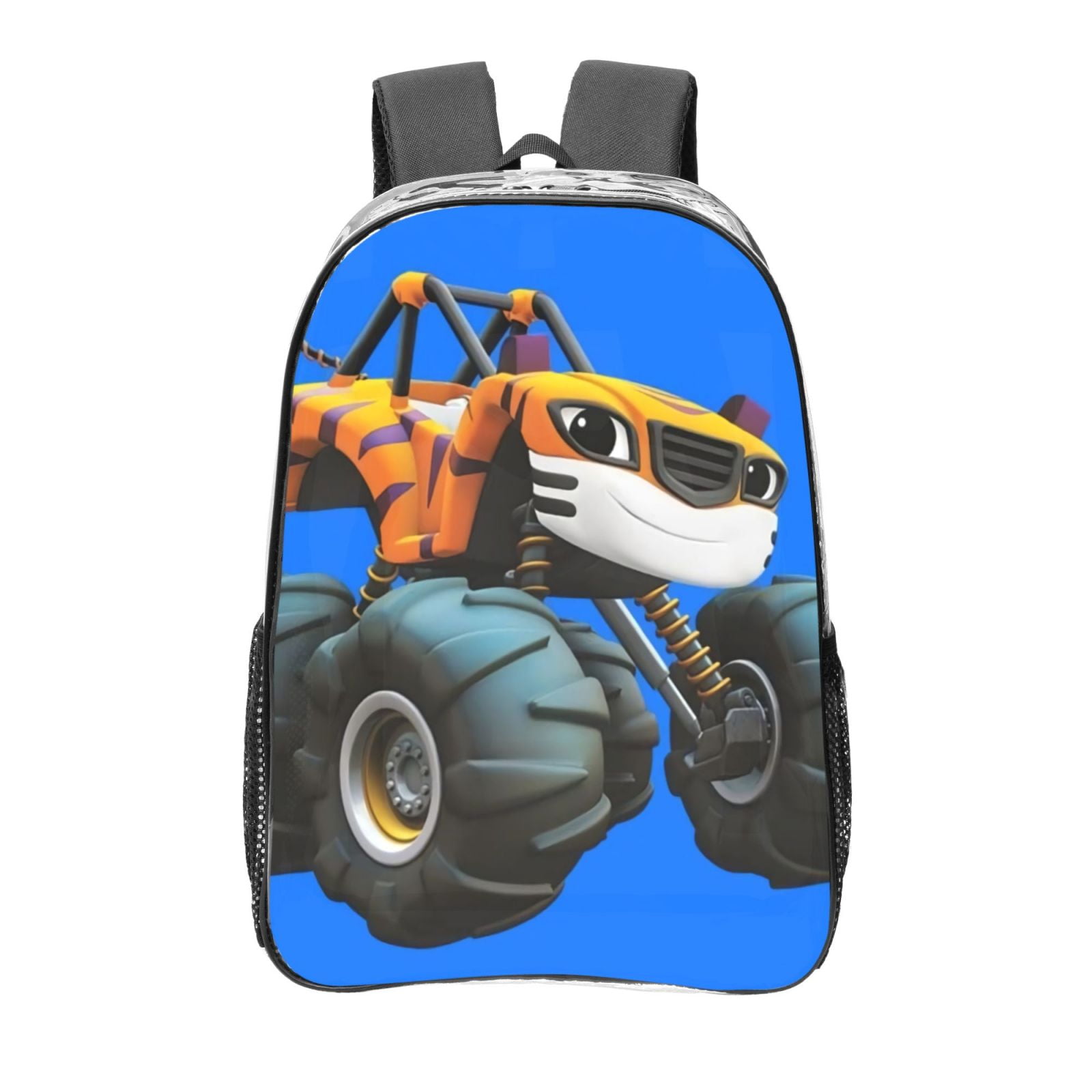 Blaze And The Monster Machines Clear Backpack 16 Inch Large Capacity PVC Transparent Laptop Bags ...
