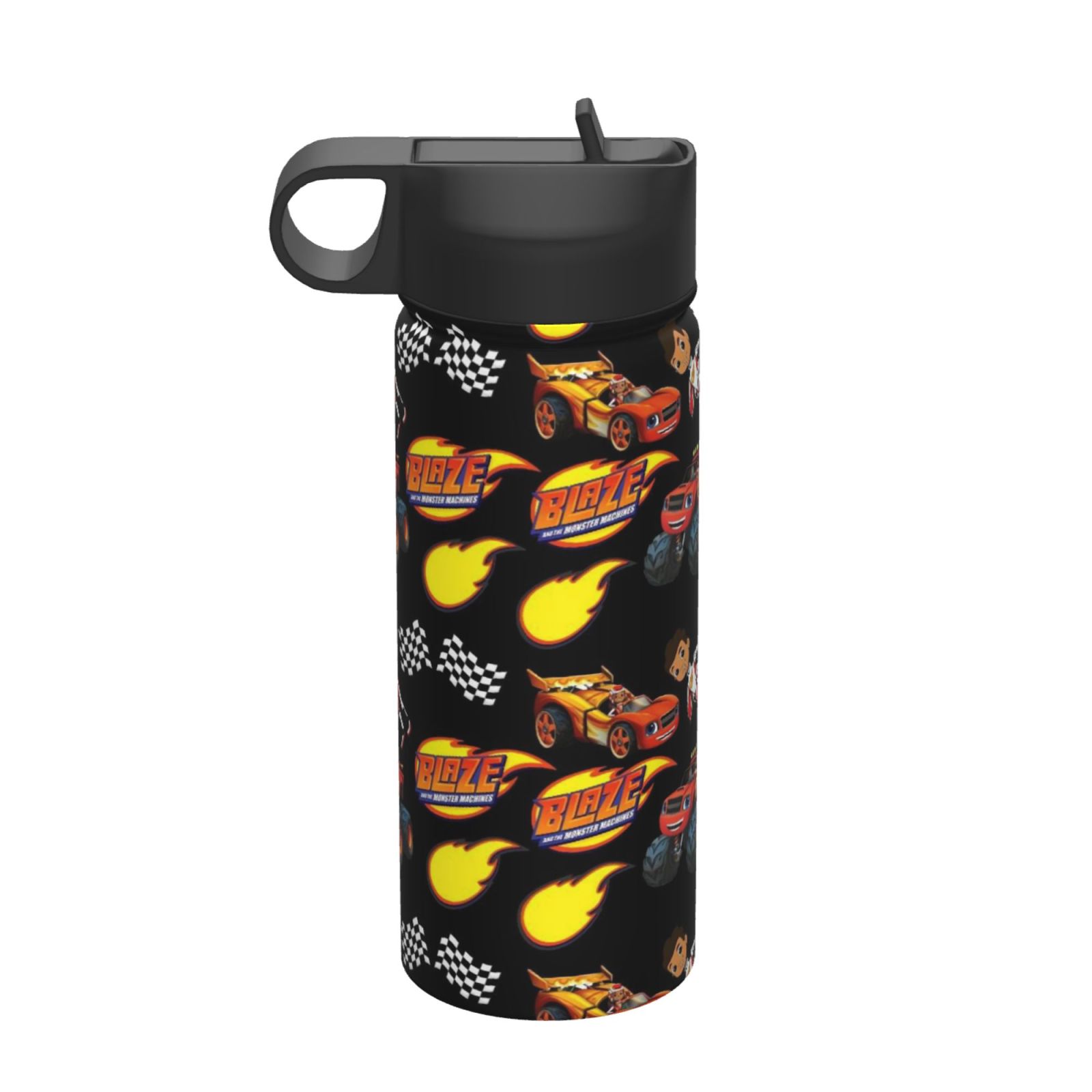 Blaze And The Monster Machines Insulated Water Bottle with Straw Lid ...