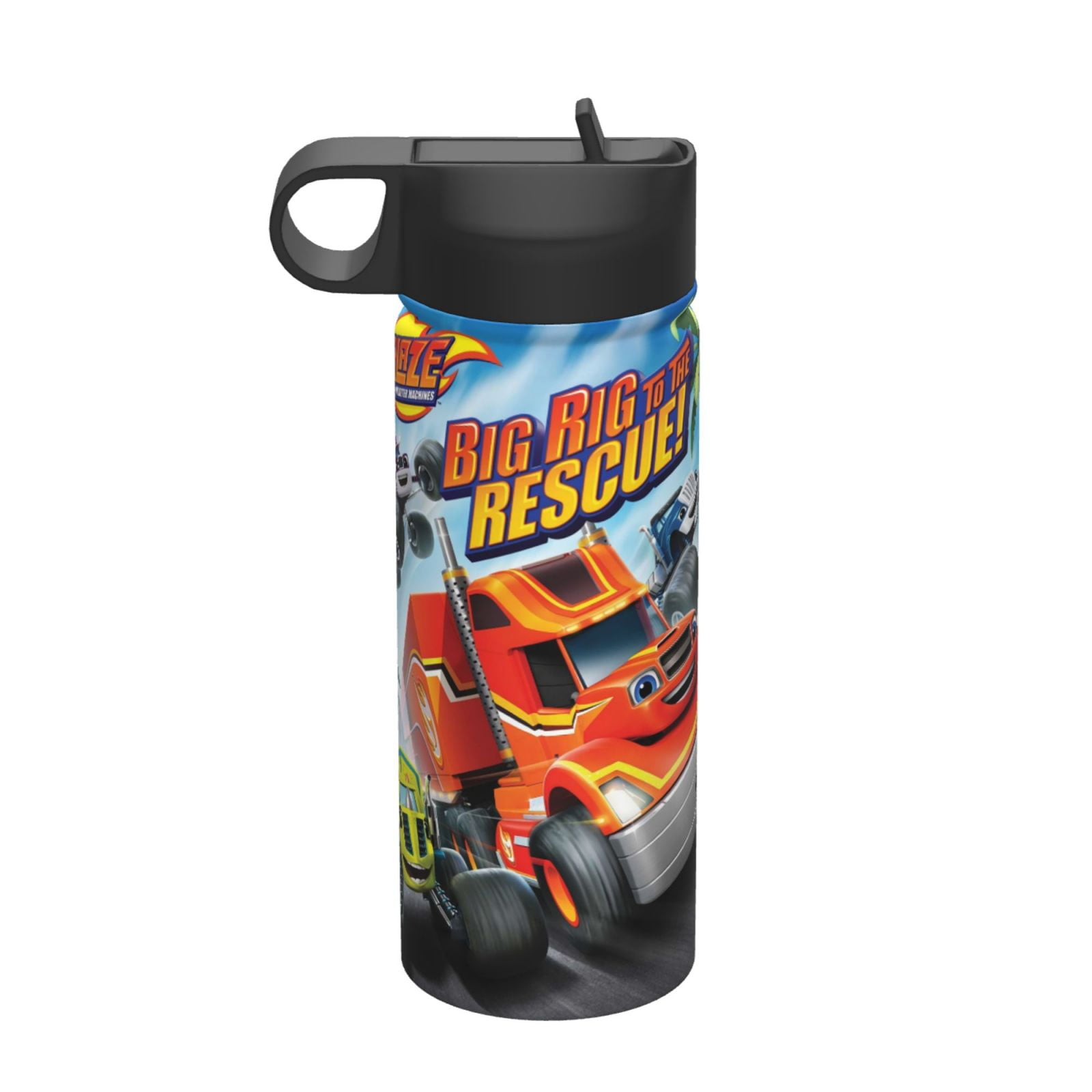 Blaze And The Monster Machines Insulated Water Bottle with Straw Lid ...
