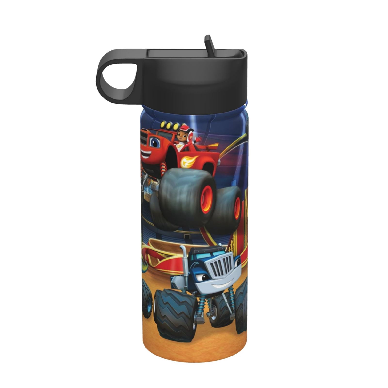 Blaze And The Monster Machines Insulated Water Bottle with Straw Lid ...
