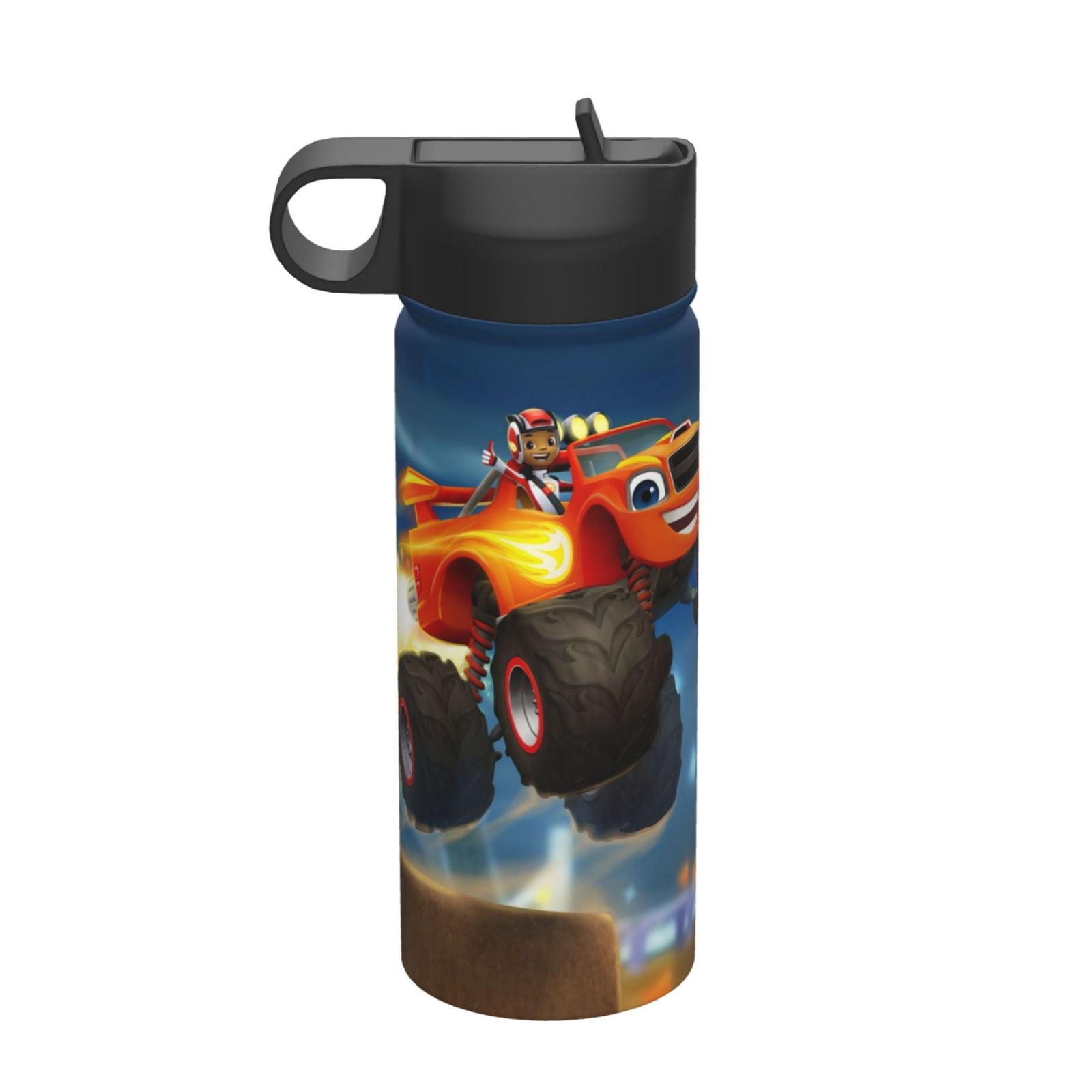 Blaze And The Monster Machines Insulated Water Bottle with Straw Lid ...
