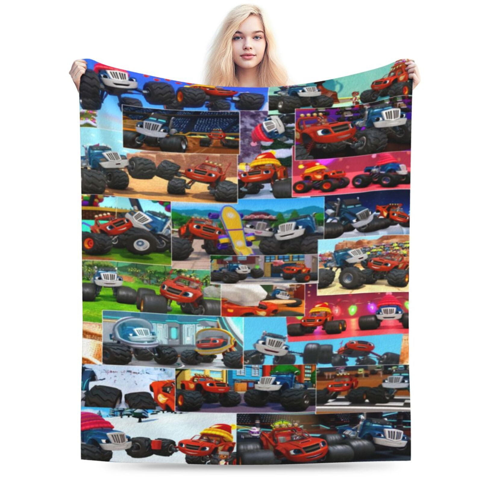 Blaze And The Monster Machines Throw Blanket Soft Lightweight Cozy ...