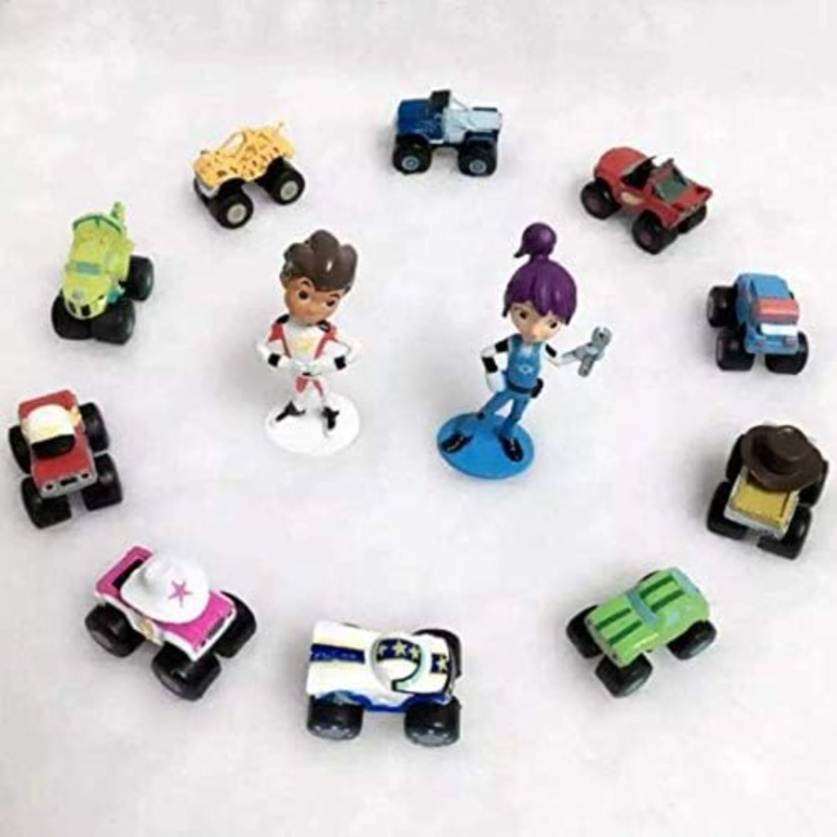 Blaze and The Monster Machines Toppers – Premium Cake Topper Figurines ...