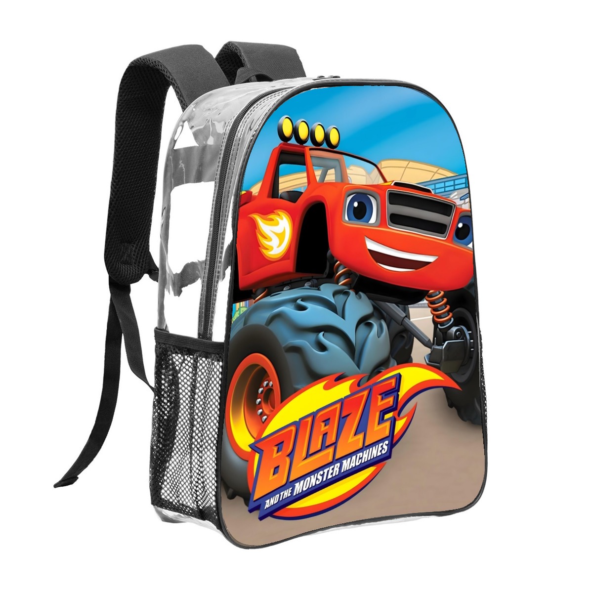 Blaze and the Monster Machines-theme Clear Backpack Heavy Duty ...