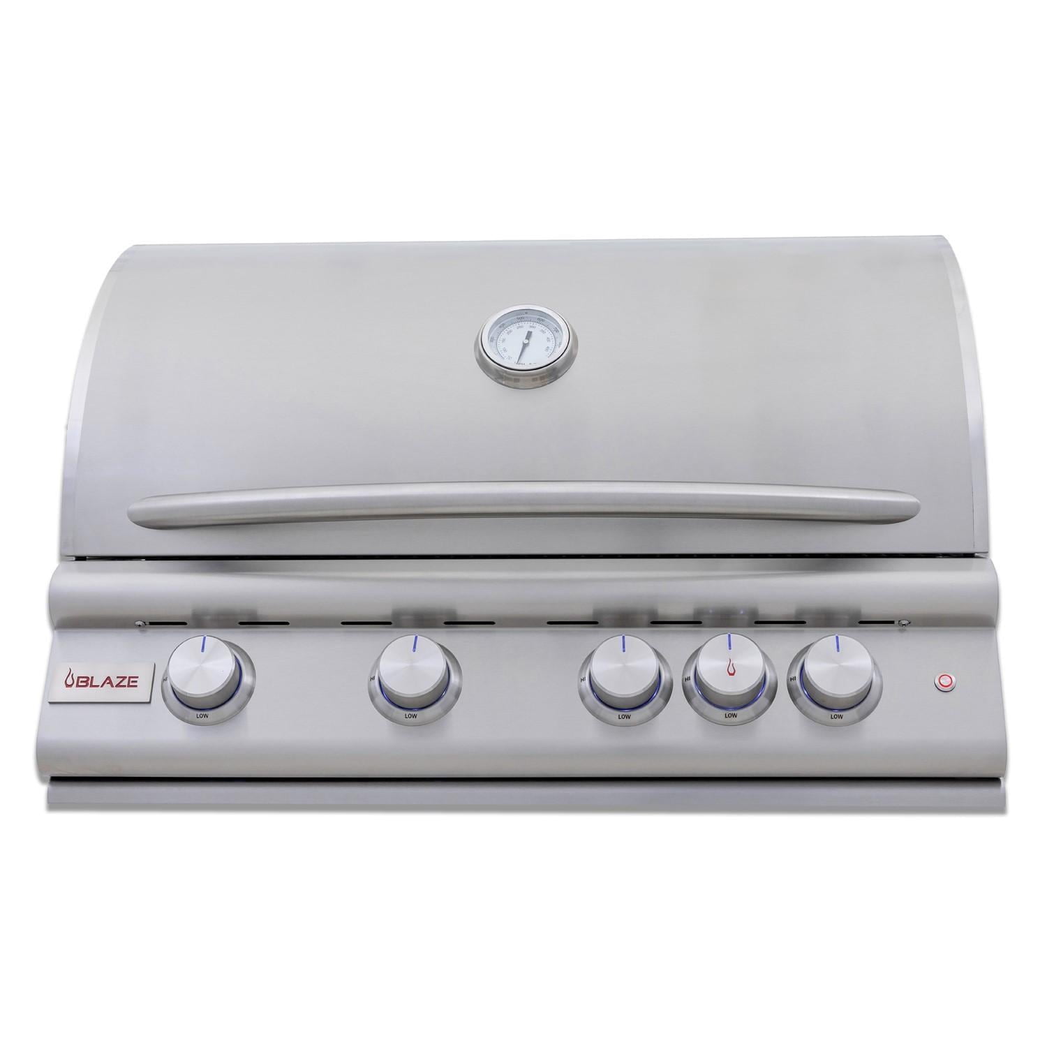 Blaze LTE+ 32-in 4-Burner Built-In Natural Gas Grill w/ Lift-Assist ...