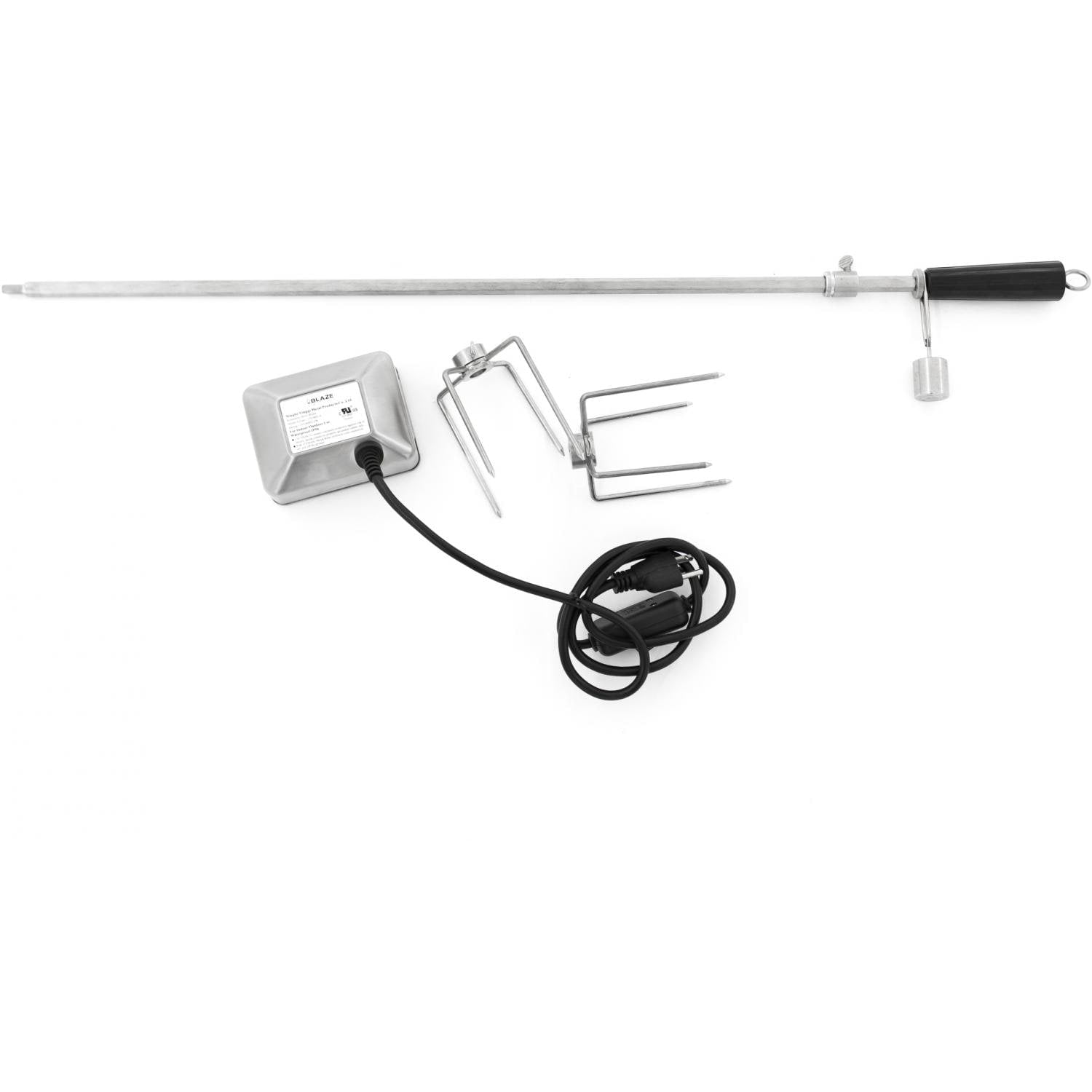 Blaze BBQ Rotisserie Kit for 40-Inch 5-Burner Gas Grills, Stainless ...