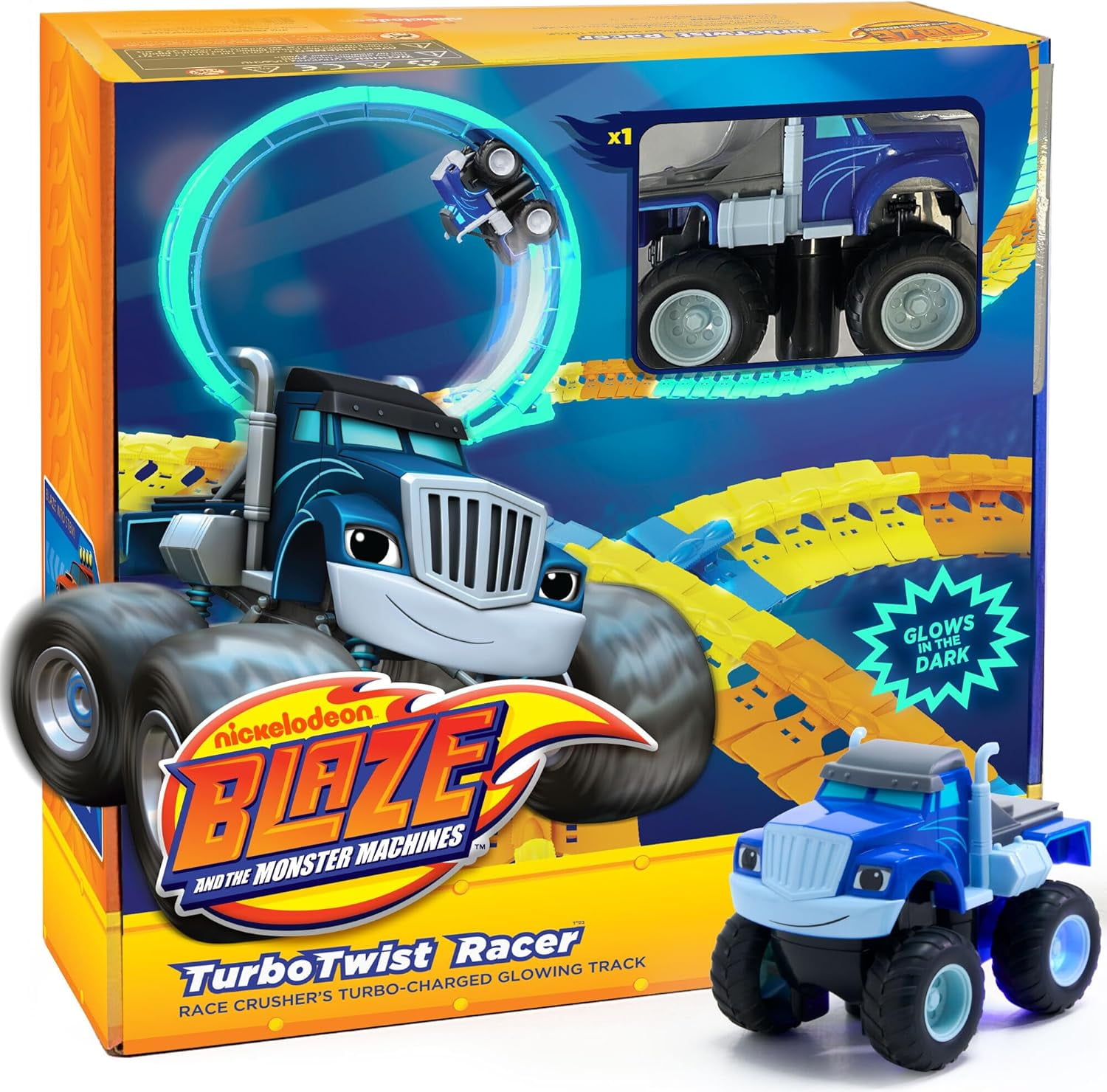 Blaze and The Monster Machine TurboTwist Racers - Race Track Set ...