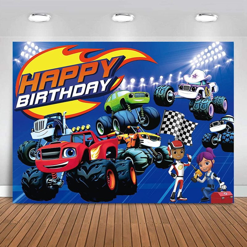 Blaze and The Monster Machines Season Photo Backdrops Monster Machines ...