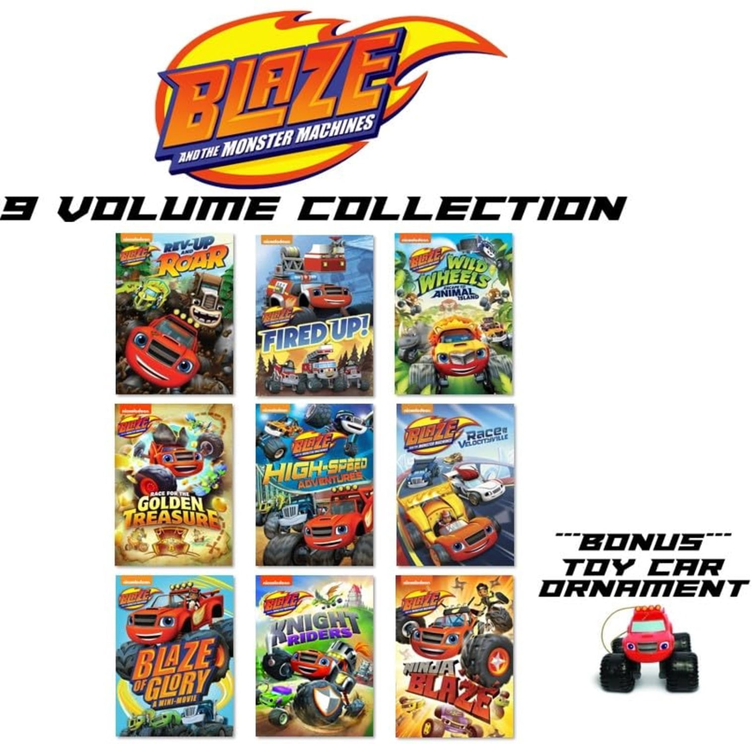 Blaze and the Monster Machines 9-Volume Nick Jr. DVD Collection + Bonus ...