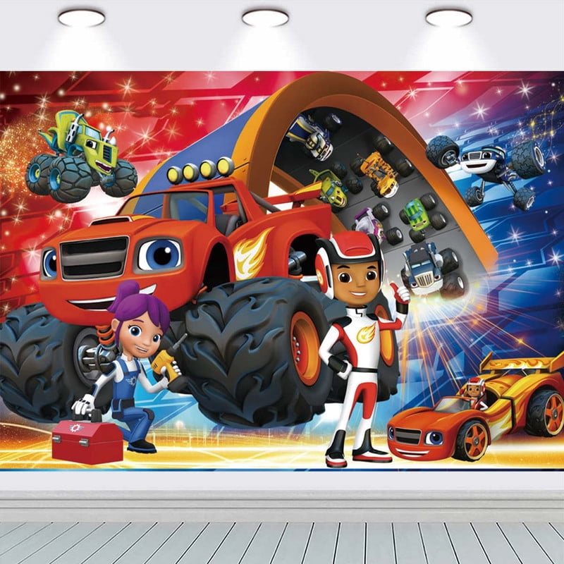 Blaze and the Monster Machines Background Taspestry Post Banner ...