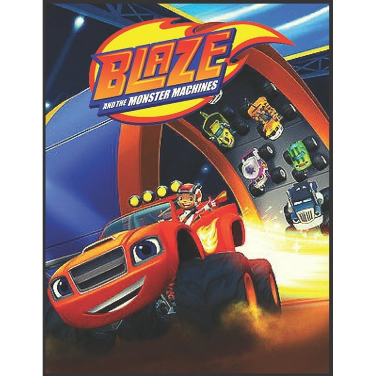 blaze and the monster machines coloring pages