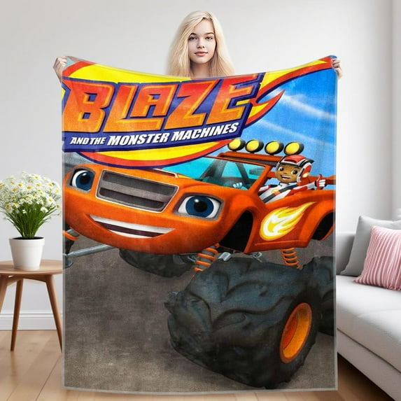 Blaze and the Monster Machines Throw Blanket Merch Gifts Music Present ...