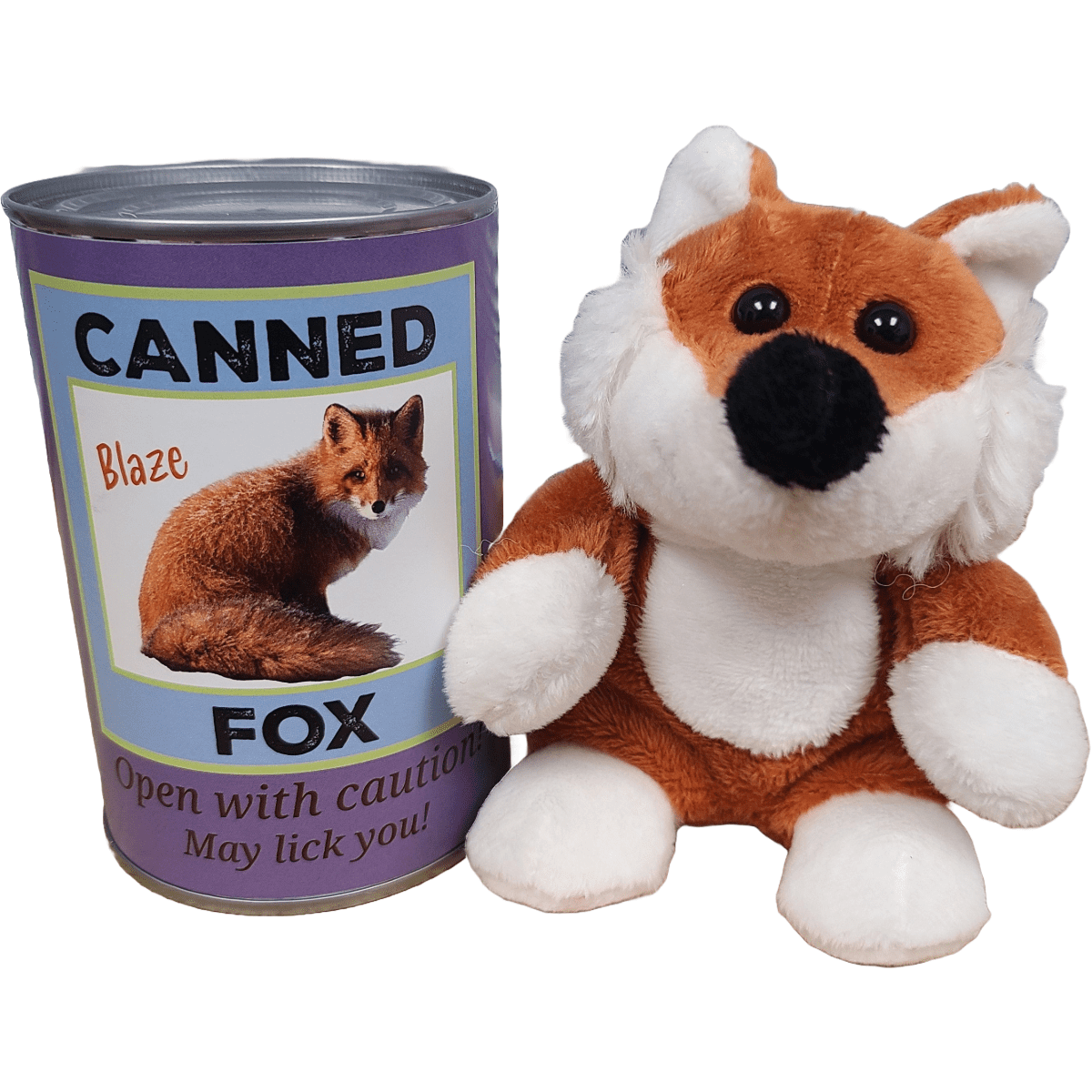 Blaze the Canned Fox - Unique present for birthdays! Great gift for ...