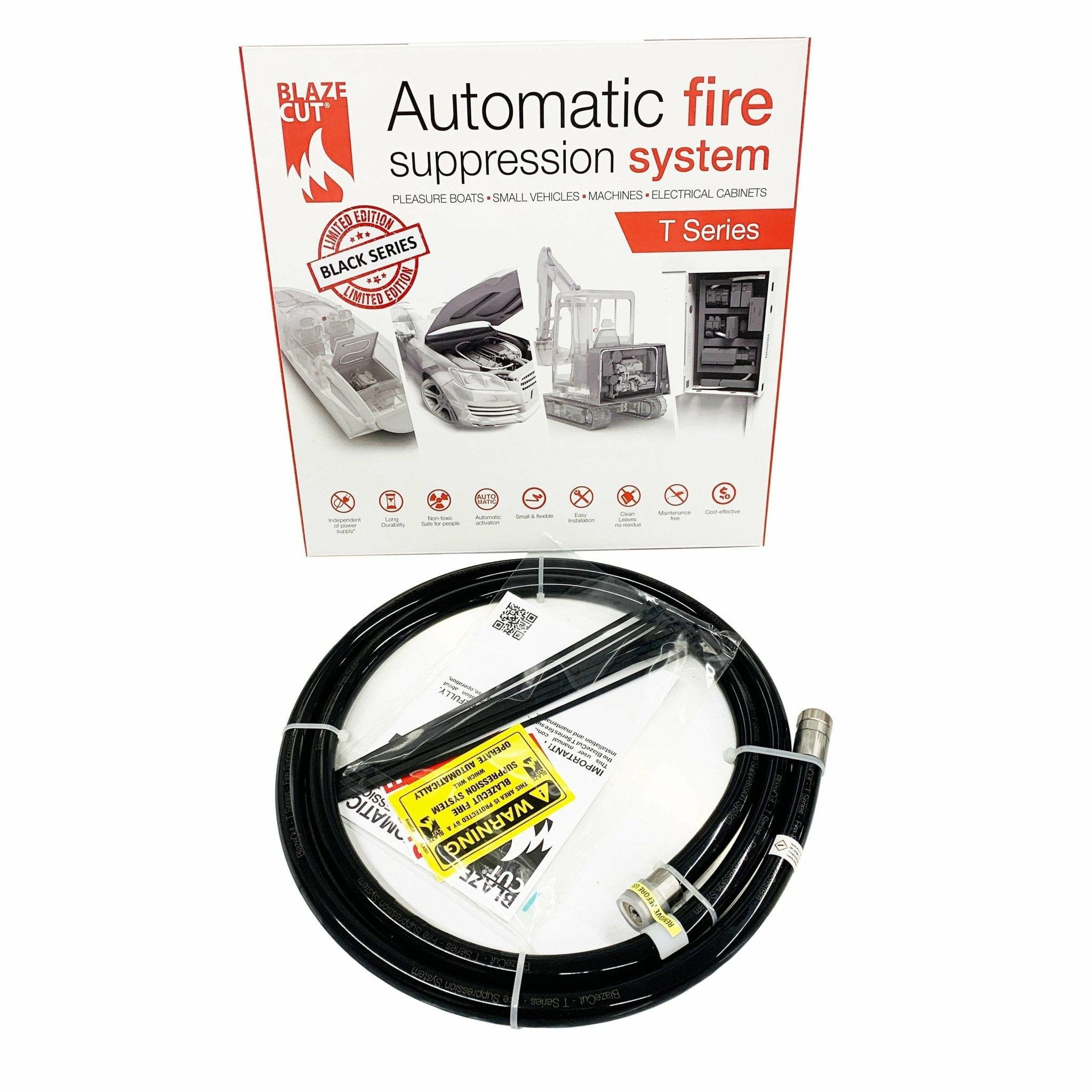 BlazeCut T200E Black Tubing Auto, RV, Boat - Automatic Fire System, 6 ...