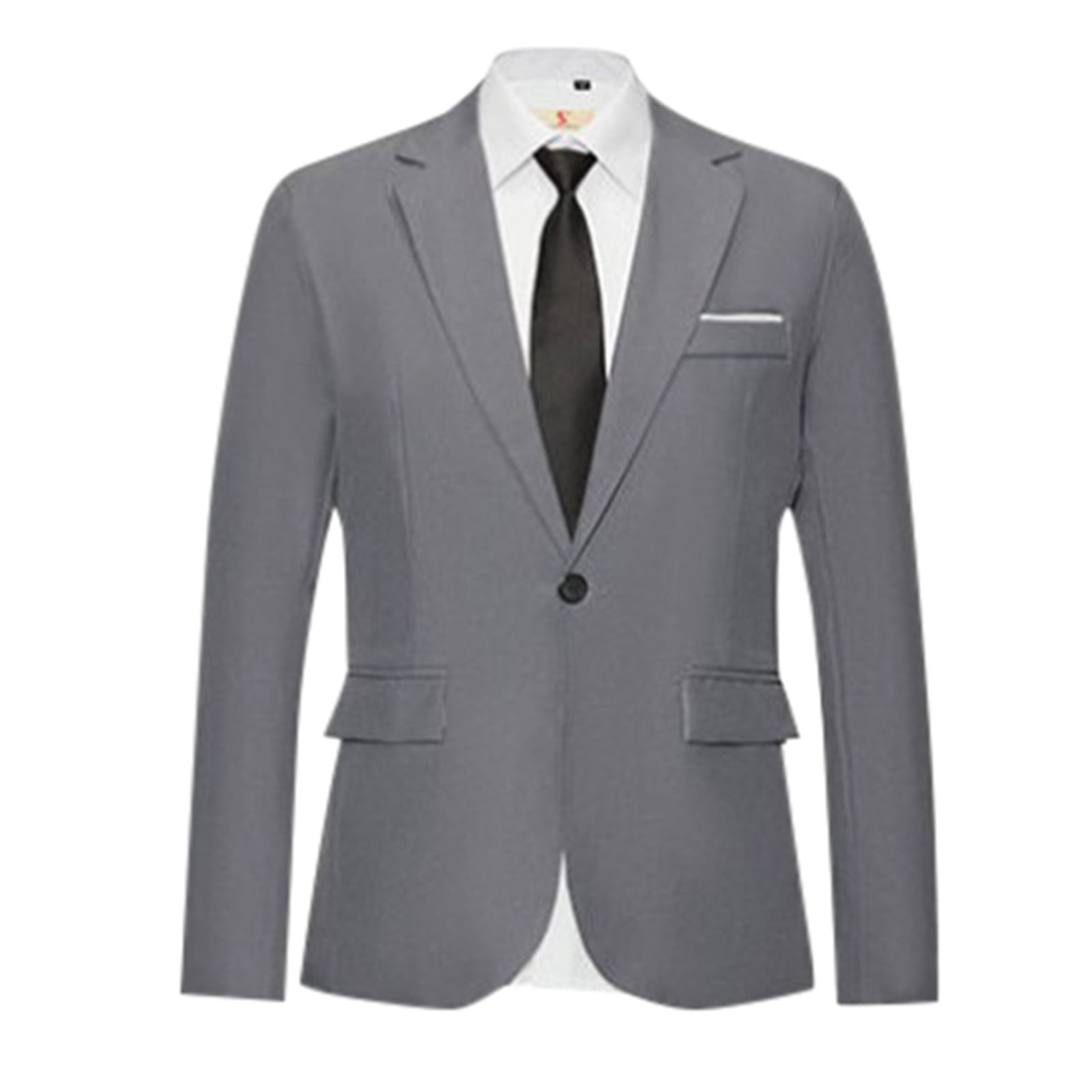 Blazer For Men Regular Large Size Double Pocket Slim Light Casual ...
