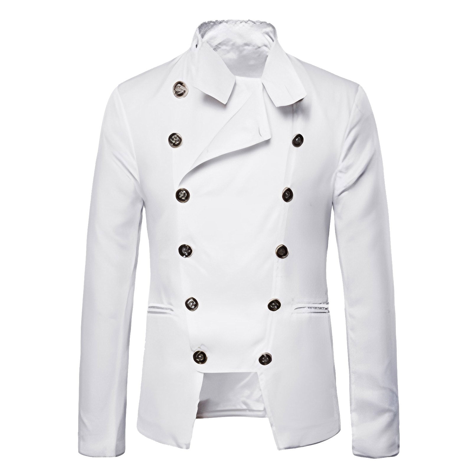Blazer For Men Retro Punk Gothic Suit Jacket Double Wedding Suit Jacket ...
