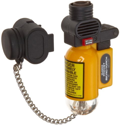 Blazer PB207CR The Torch Butane Refillable Lighter Yellow - Walmart.com