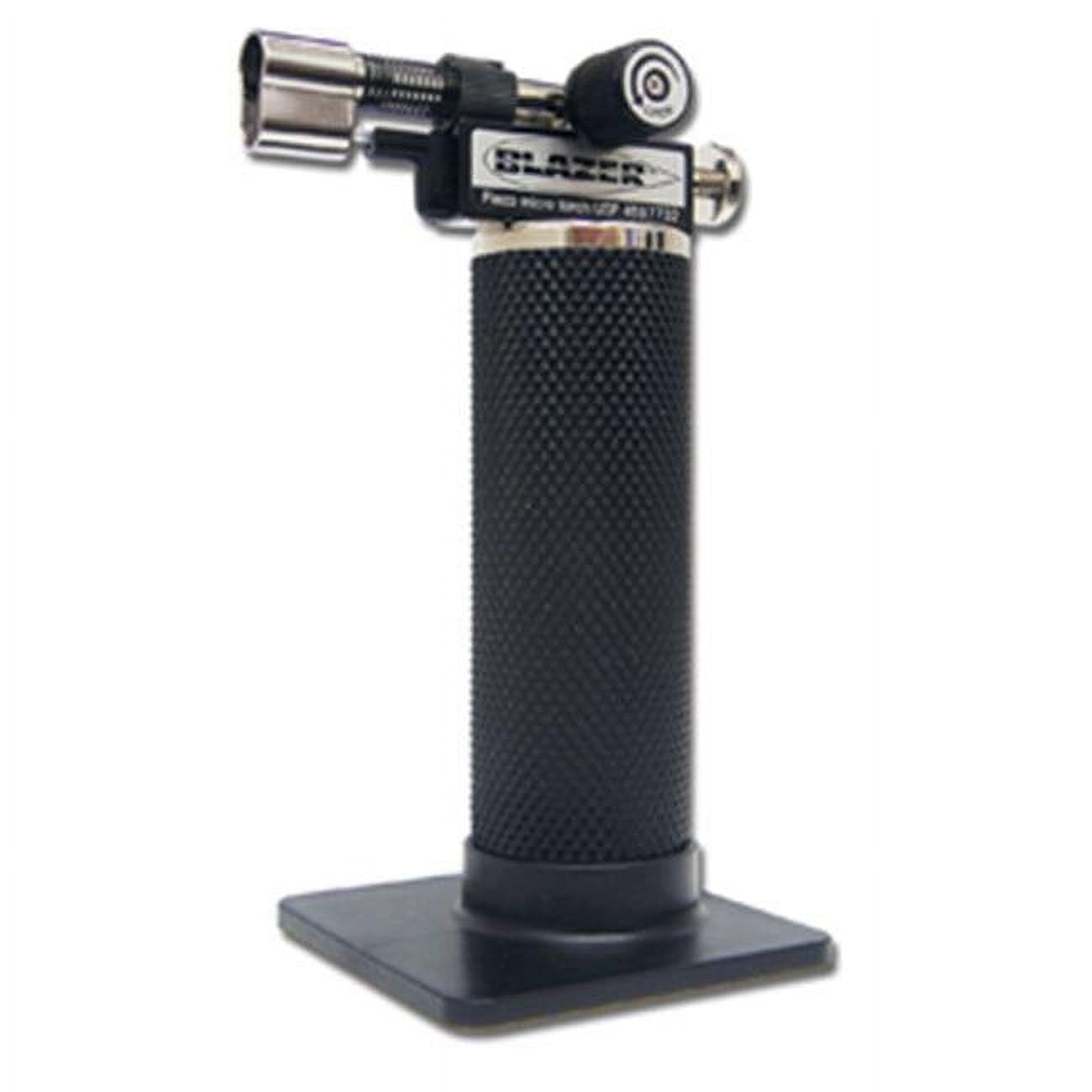 Blazer Products Micro Bench Torch, Black, 2500F Butane Flame ...