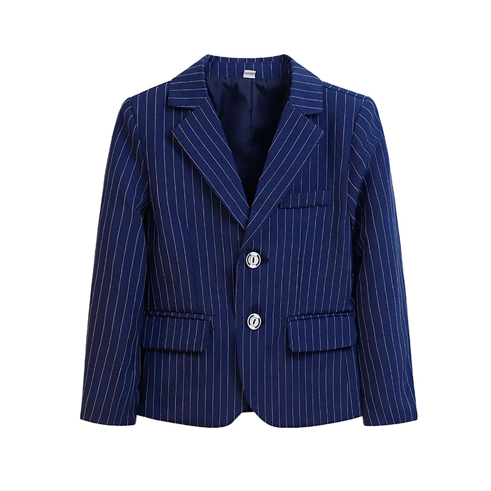 Blazer for Girls Long Sleeve Shawl Collar Open Front Formal Girls Black ...