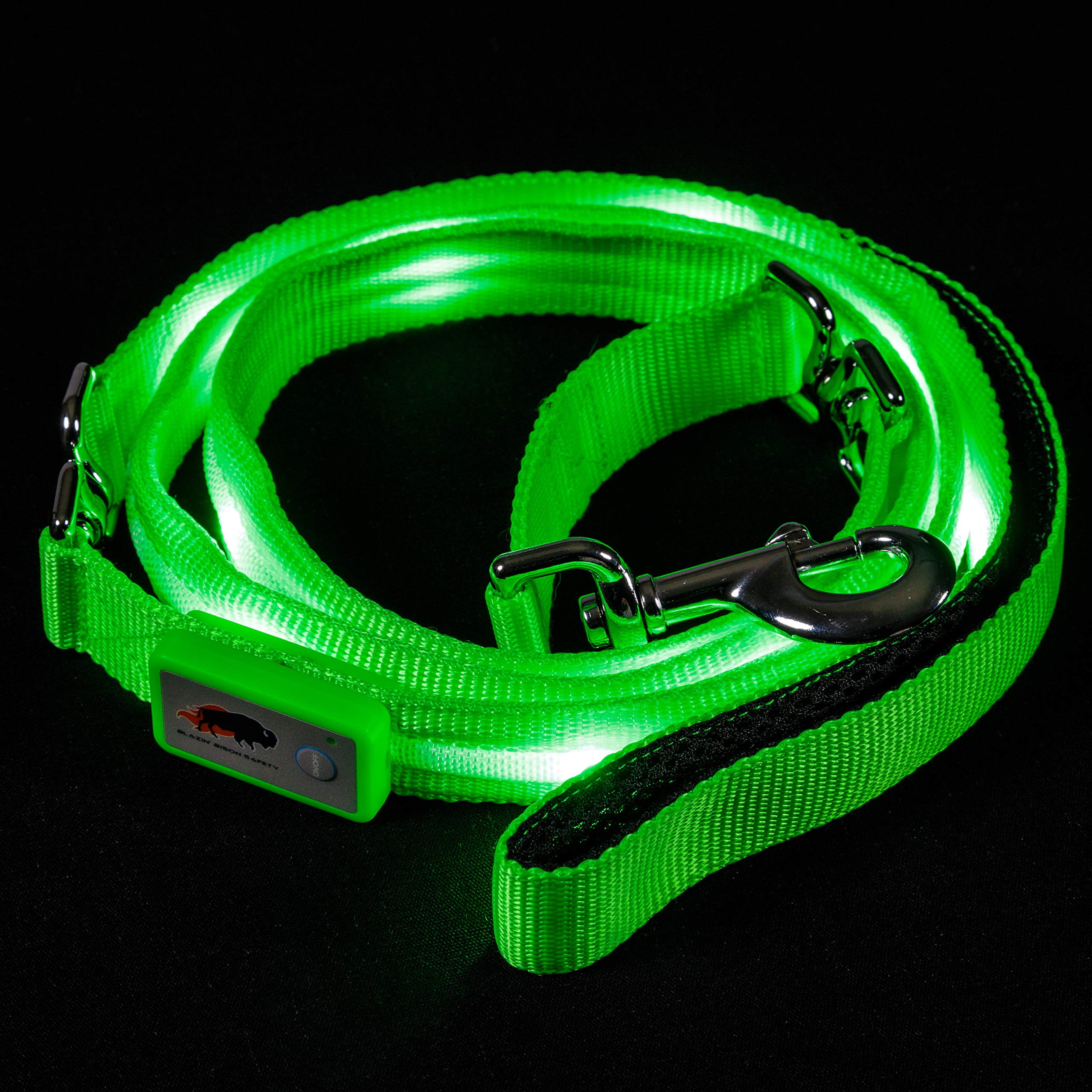 Blazin' Safety LED Dog IRF13 Leash - USB Rechargeable Flashing Light, 6 ...