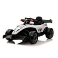 Blazin' Wheels 12V Battery Operated White F1 Ride on W/Remote 3 Years and up - Walmart.com