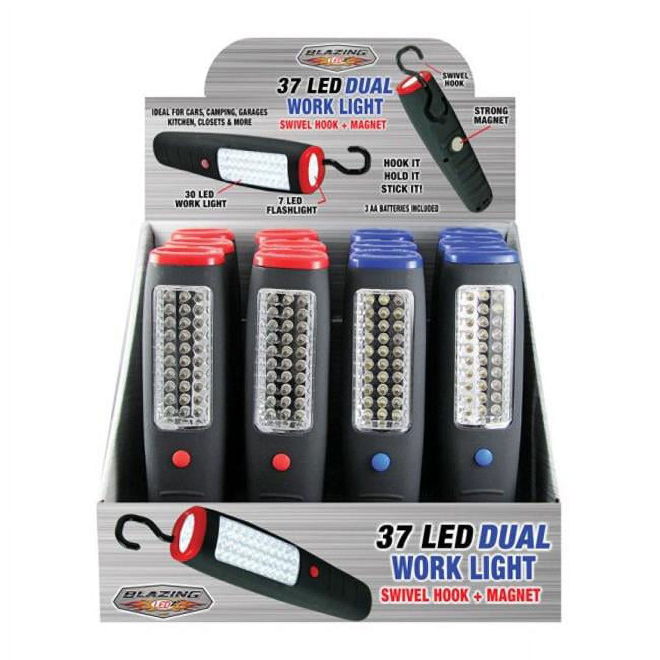Blazing LED 702192 37 Dual Work Light - pack of 12 - Walmart.com