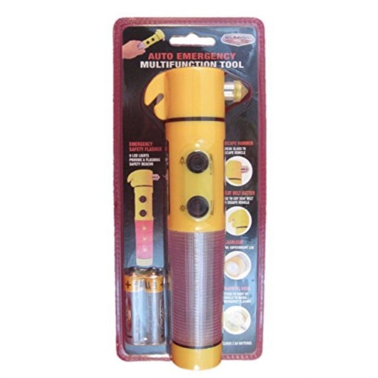 Blazing LED Auto Emergency Multifunction Tool LED Flashlight Includes ...