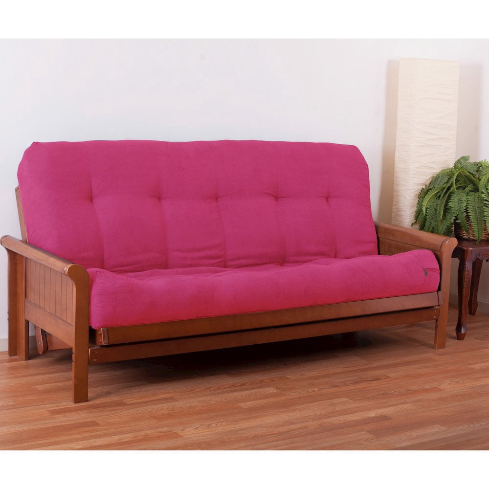 Blazing Needles Vitality 10-inch Microsuede Queen-size Futon Mattress ...