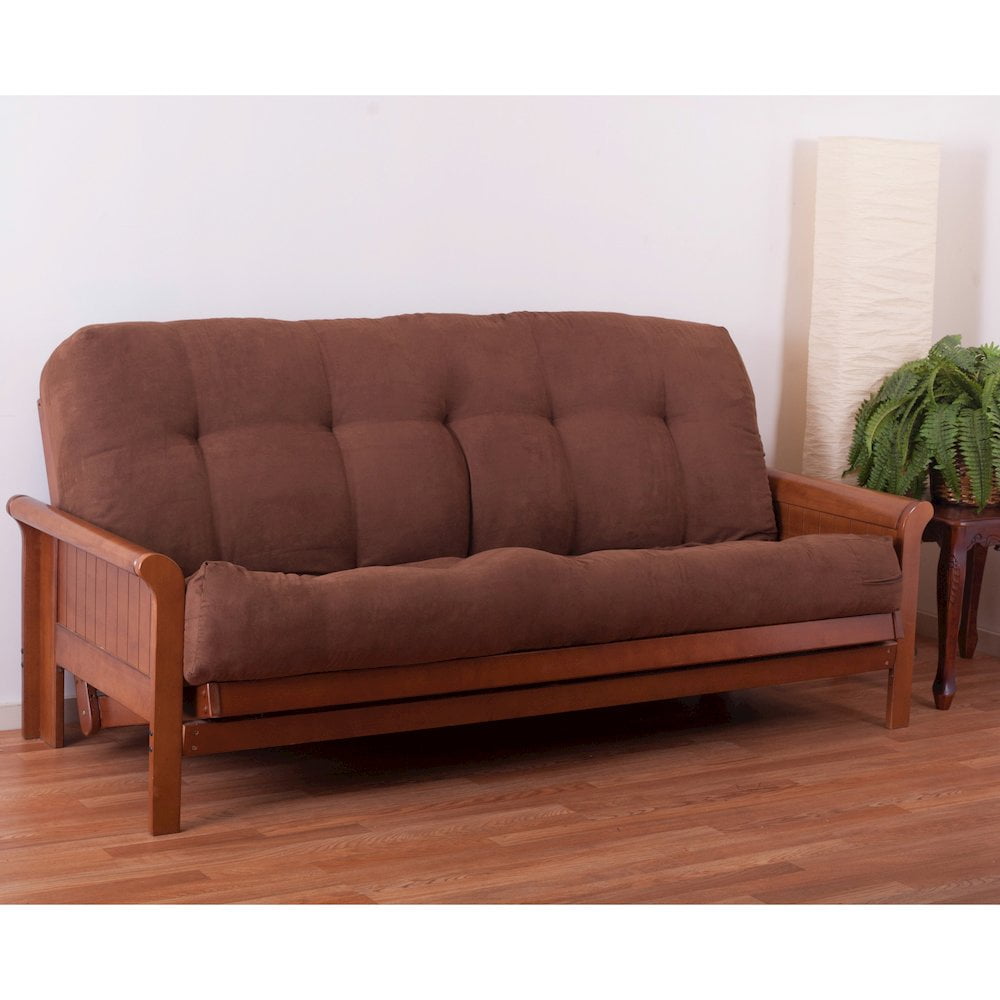 Blazing Needles Vitality 10-inch Microsuede Queen-size Futon Mattress ...
