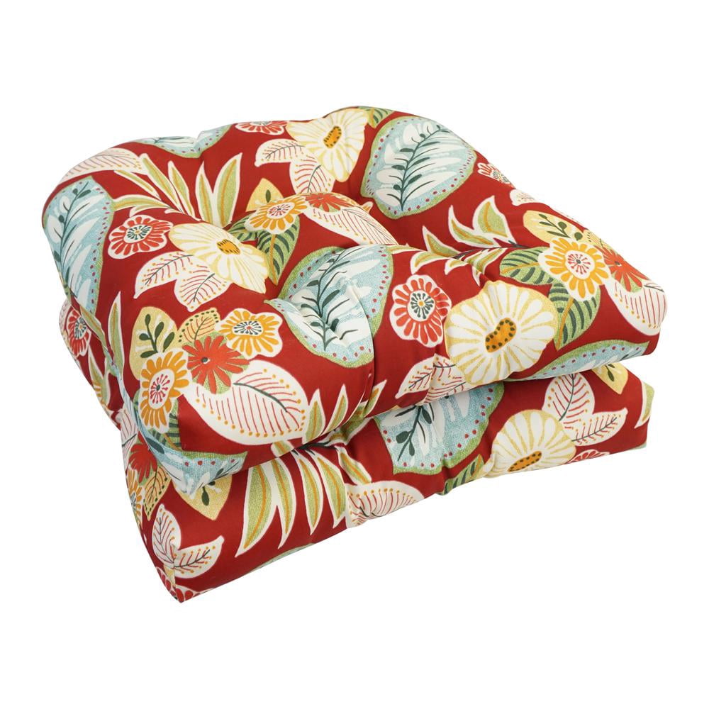 Blazing Needles 93184-2CH-OD-166 19 in. U-Shaped Outddor Dining Chair ...
